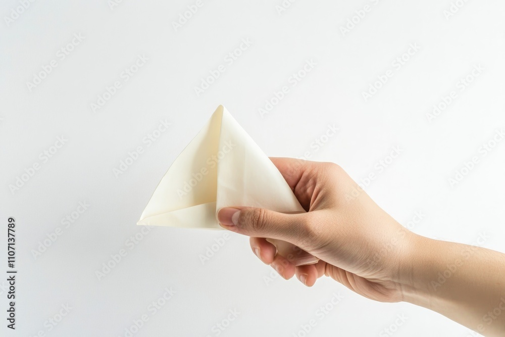 Hand Holding Folded Rushnik: Symbolic Cultural Representation for ...