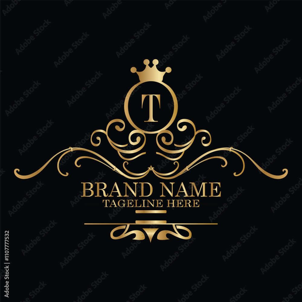 Web creative initial latter t logo design with modern business vector ...