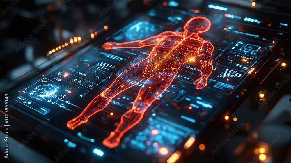Exploring human anatomy through futuristic digital projection ...