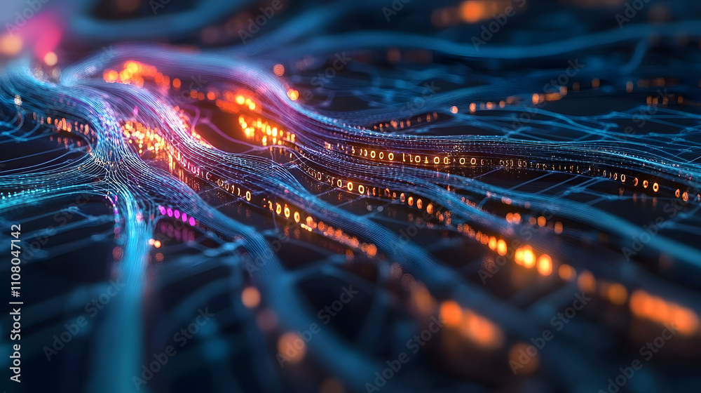 Big data technology Data science analysing artificial intelligence ...