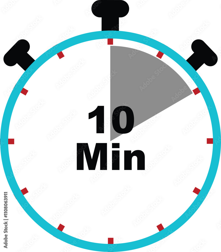 Stopwatch icon, clock icon, Countdown timer symbol, Sport clock, timer ...
