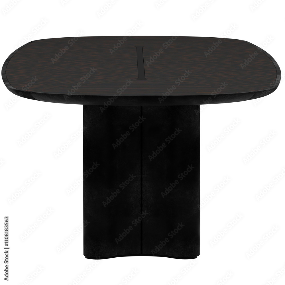 3d render rectangular table with transparent background Stock Photo ...
