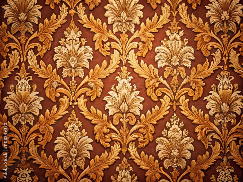 Vintage Brown Wallpaper Rule of Thirds AI Photo, Aesthetic Backgrounds ...