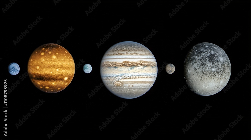 Astronomers track the solar outer planets and study their moons to ...