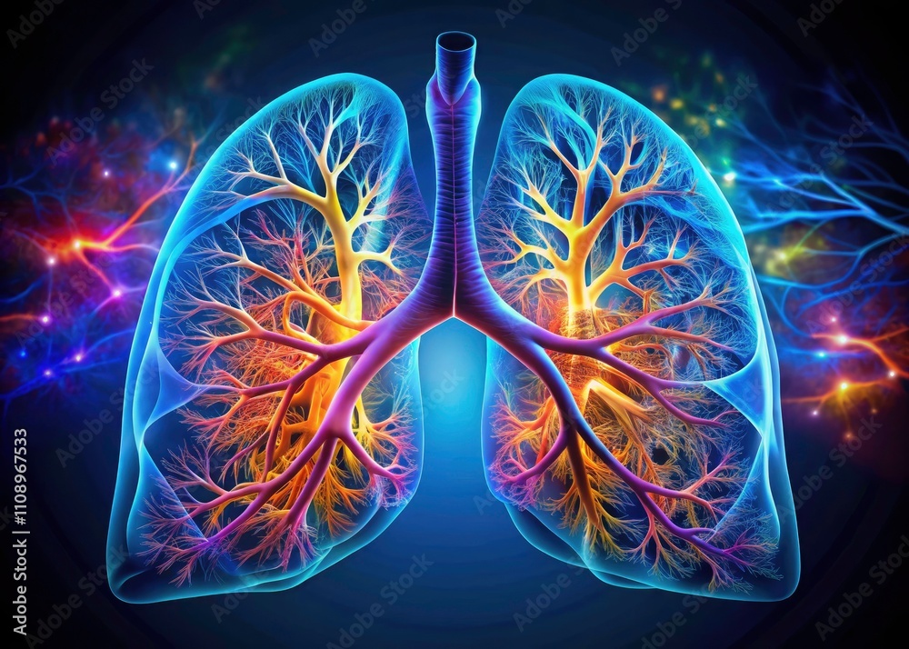 Human Lungs Anatomy Diagram: Lobes, Bronchi, Alveoli - Medical ...