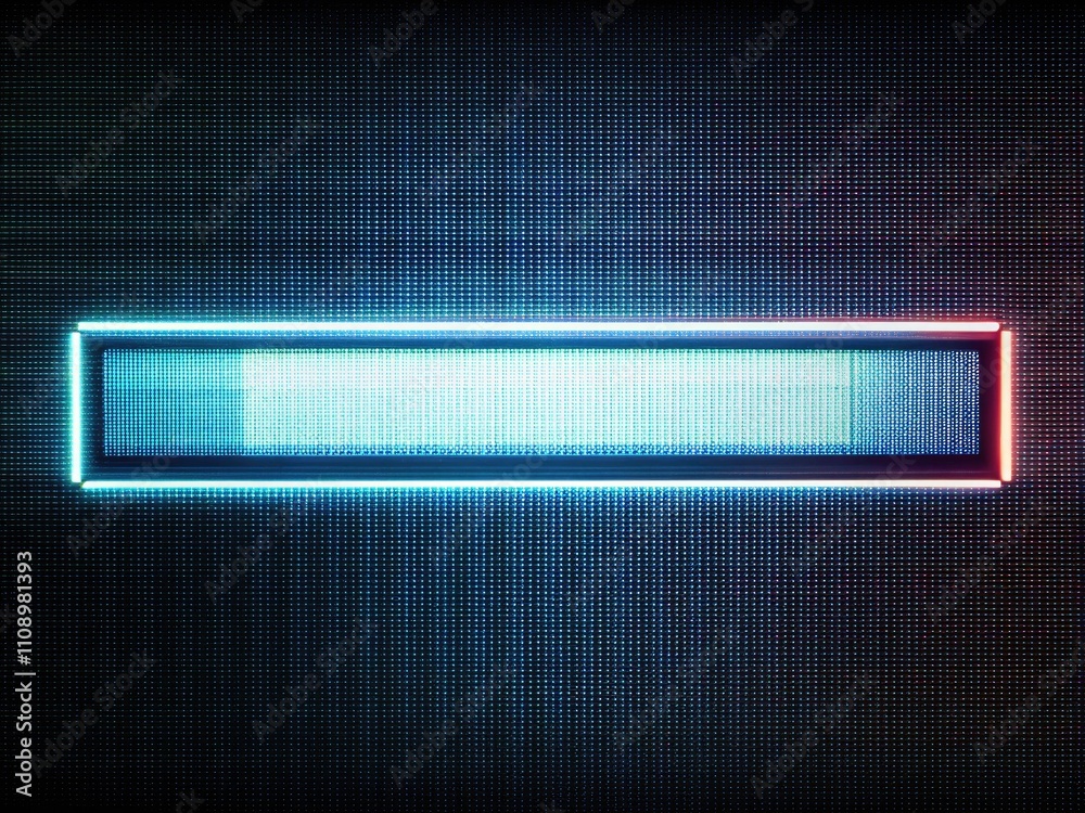 Retro Loading Screen, Long Exposure, White Progress Bar, Black ...