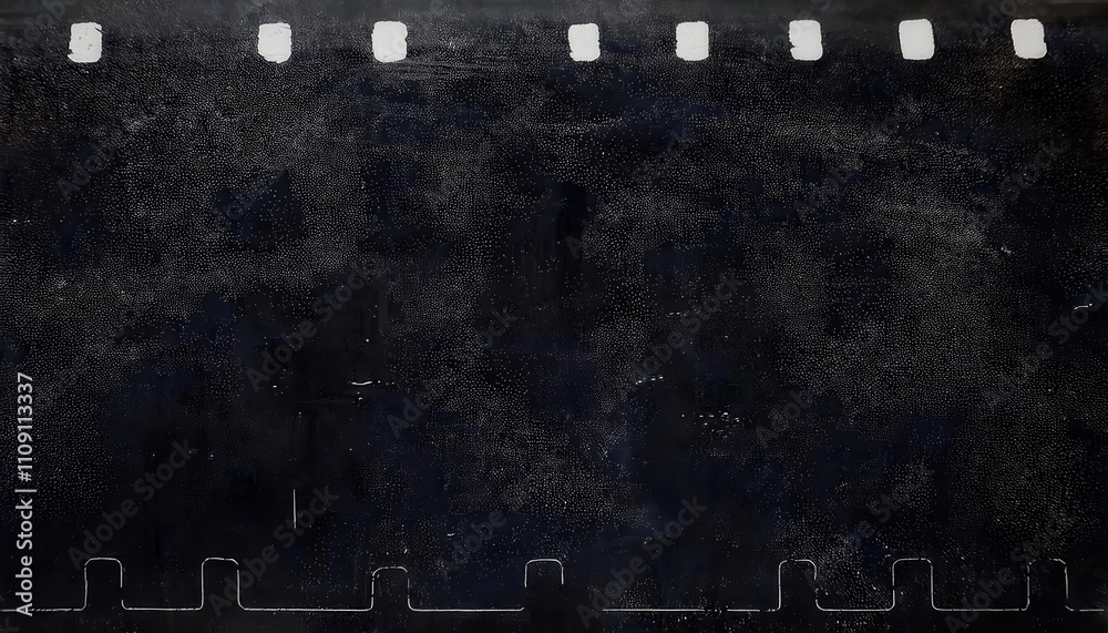 Vintage Filmstrip Frame with Distressed Texture. Retro Inspired ...