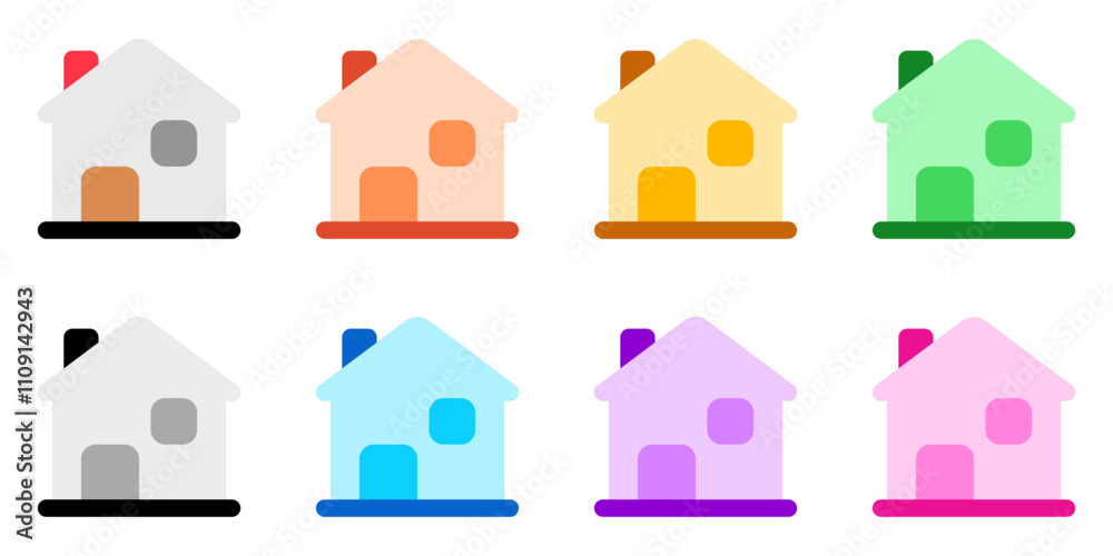 Editable house, rent vector icon. Part of a big icon set family ...