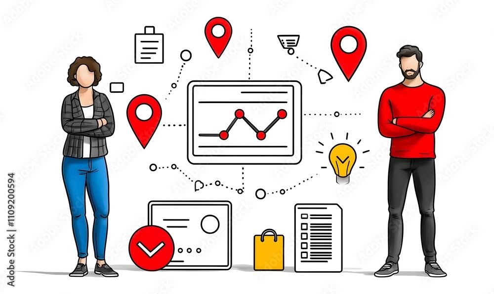 Customer Experience Journey Mapping, an intricate visual guide ...