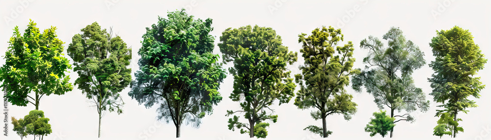 Ilustración de Stock Urban Forester's Wall: Featuring urban tree canopy ...