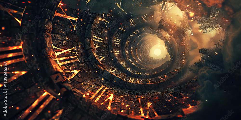 Temporal Traverse: A Visual Journey Through Time, Marking Moments of ...