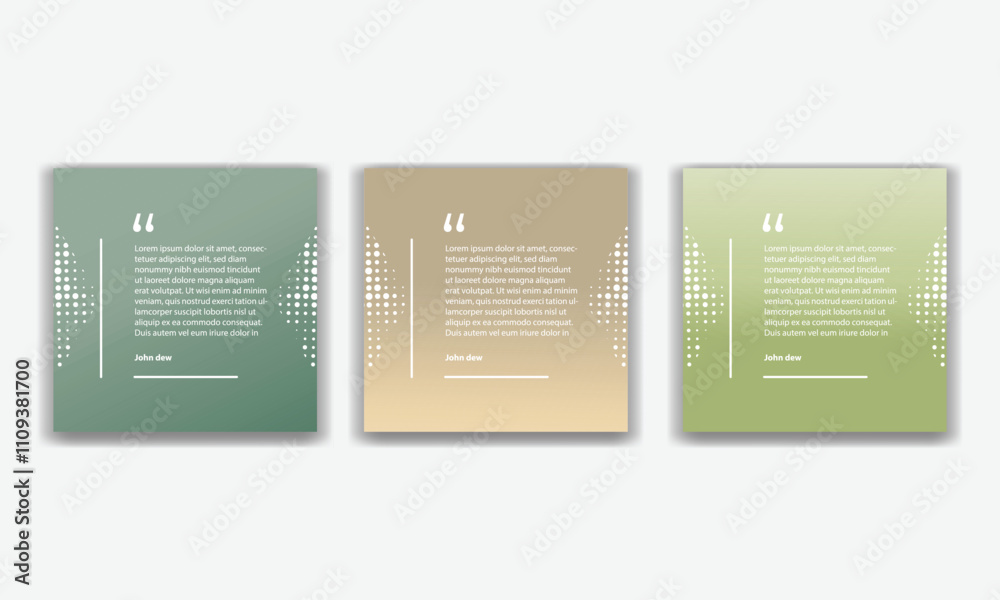 Collection of quote box frames and icons. Text in brackets. Blank ...