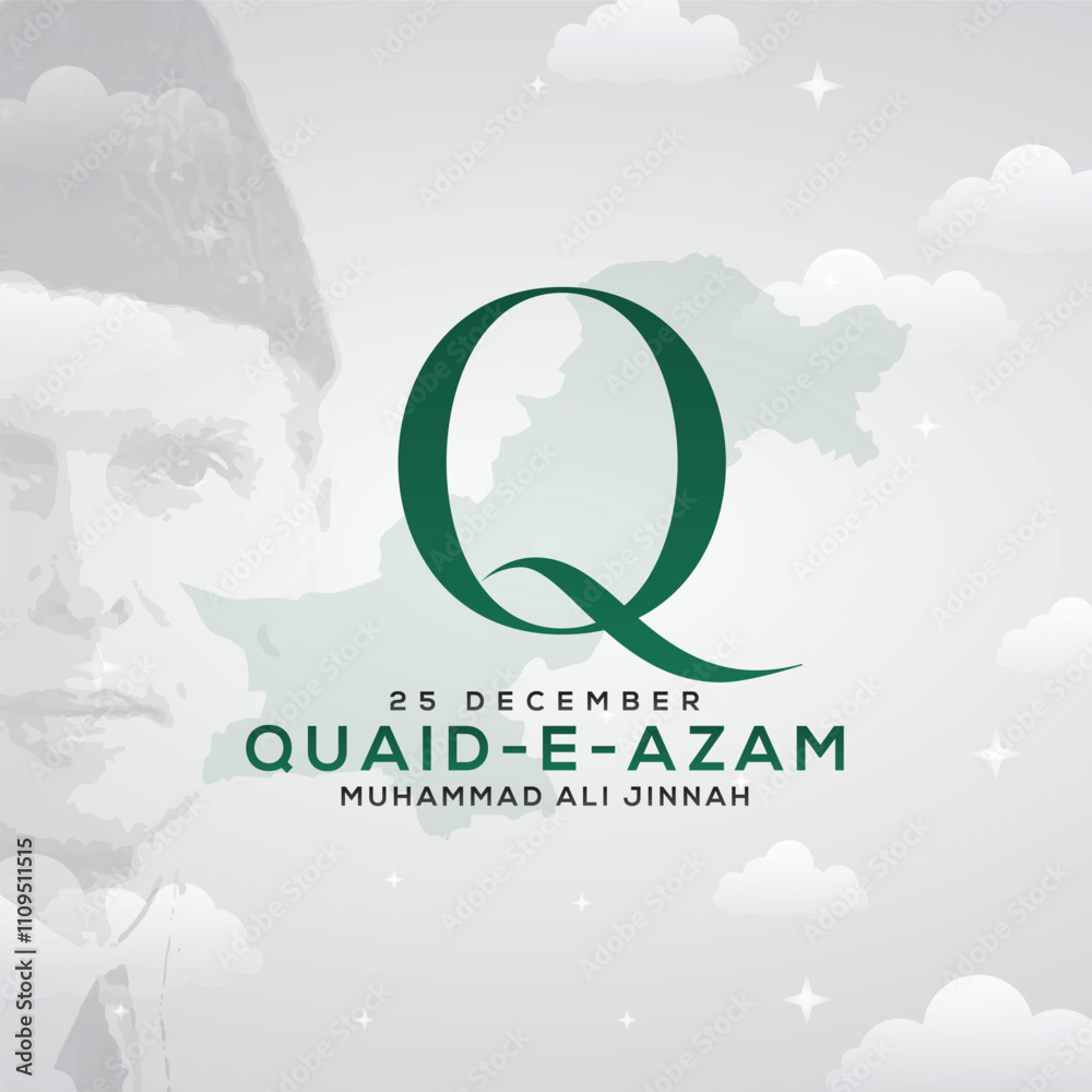 Image vectorielle Stock 25th December Quaid-e-Azam Day Celebration ...