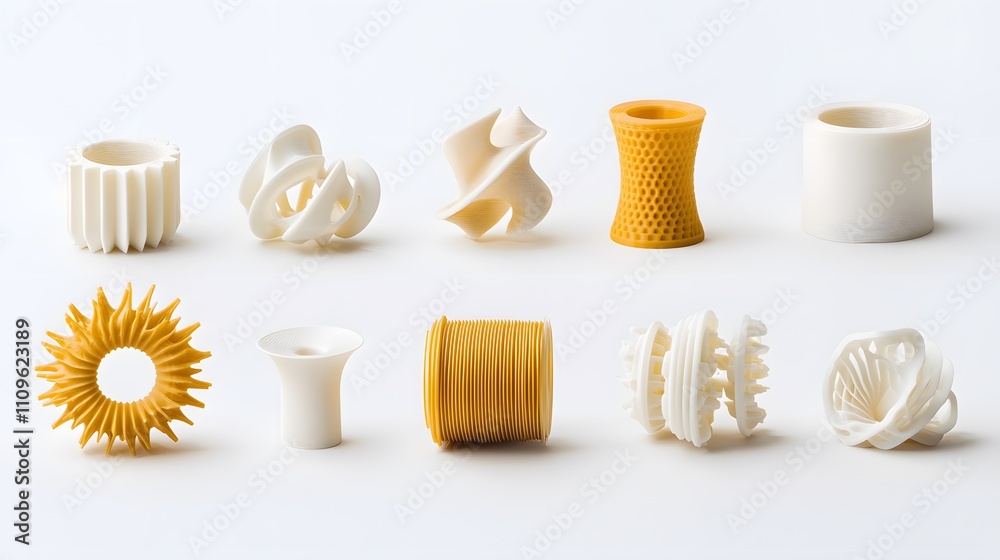 Innovative 3d printed structures modern workshop product design clean ...