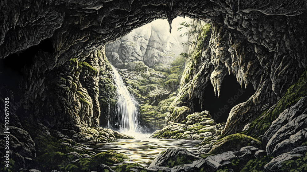 Explore the ancient aillwee cave in ireland's burren region on july ...