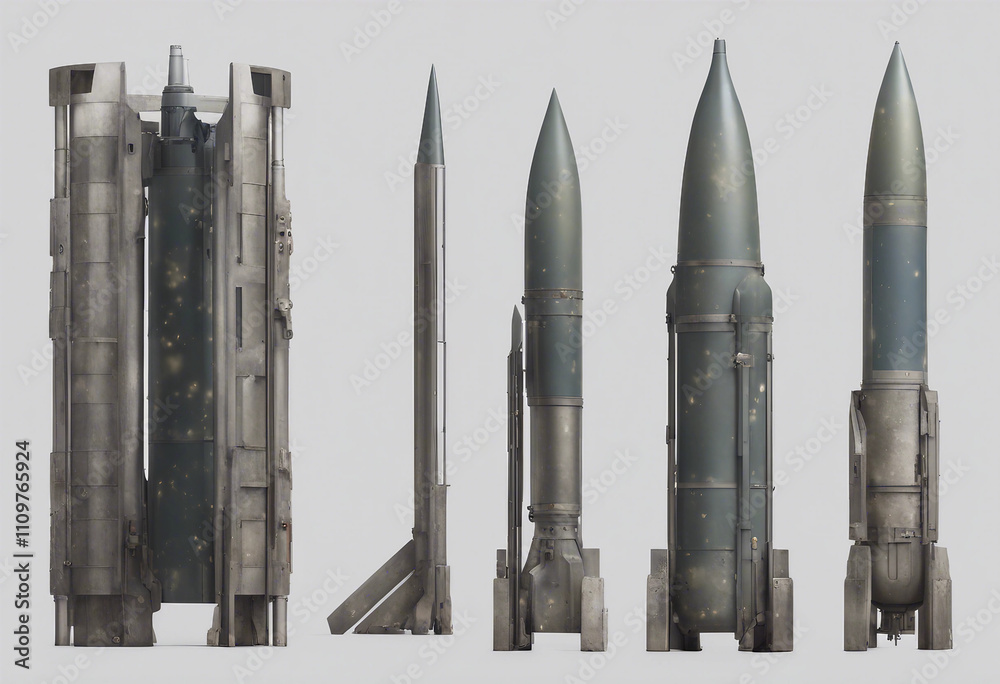 Guided missile rocket which could carry a ballistic tactical nuclear ...