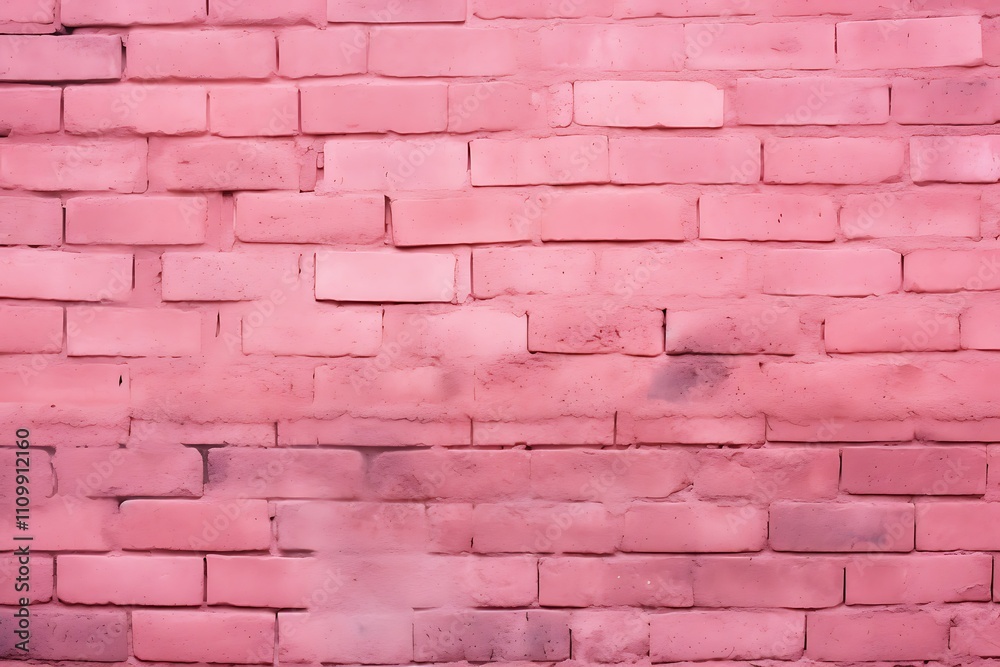 Pink brick wall background. Brick texture Stock Photo | Adobe Stock