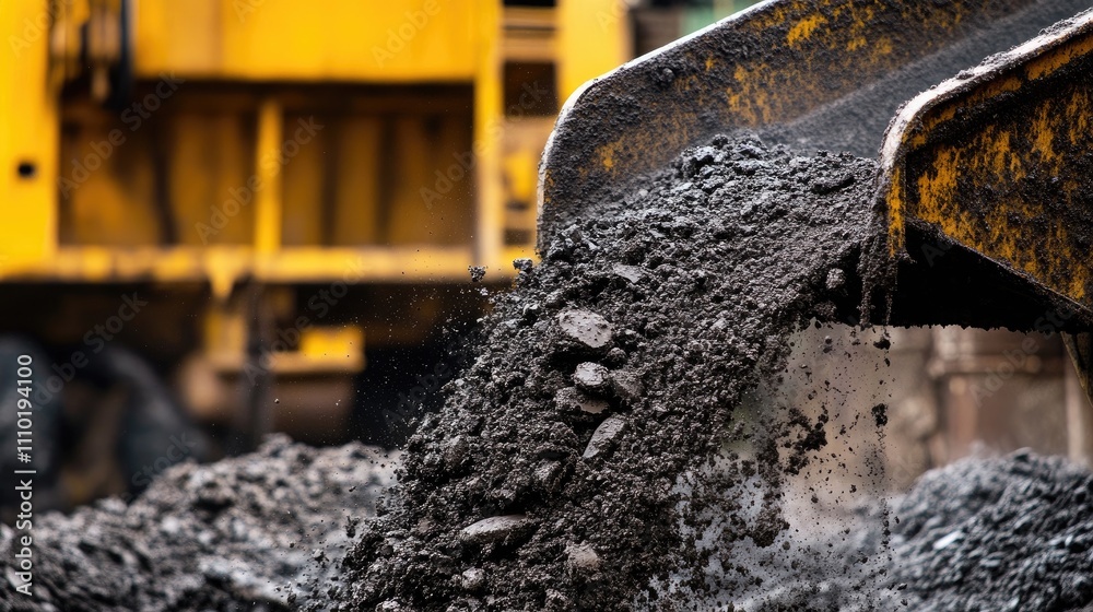 Industrial waste management process with wet soil disposal on a ...