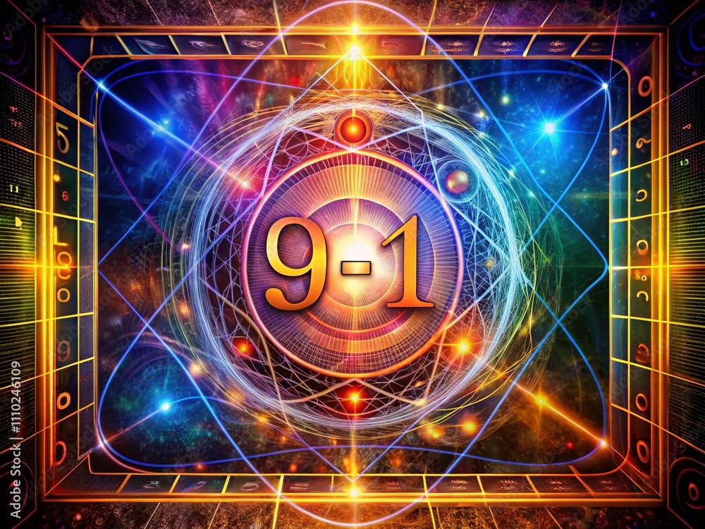 Captivating Representation of the Number 9 Minus 1 Using the Rule of ...