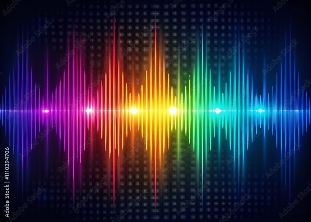 Digital Sound Wave Equalizer Visuals: Captivating Audio Wave Effects ...
