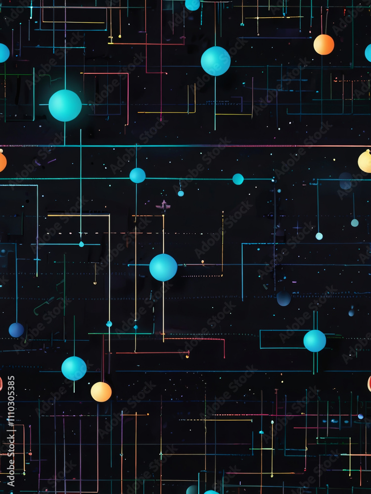 abstract technology background with circuit Stock Photo | Adobe Stock