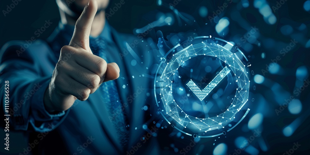 Standard quality control certification assurance guarantee concept ...