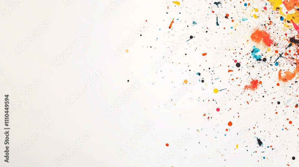 Minimalist confetti lines, drawn as subtle curves on a neutral surface ...