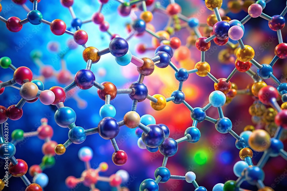 Detailed Image of a Nucleotide Structure Under High Depth of Field ...