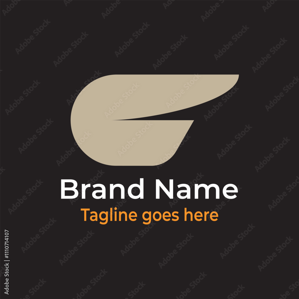 Creative logo. EPS file. CMYK Color mode for print. Editable Color ...