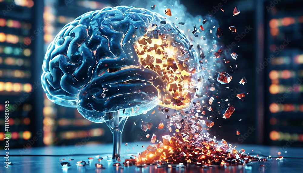 The decaying electronic brain of artificial intelligence cannot cope ...