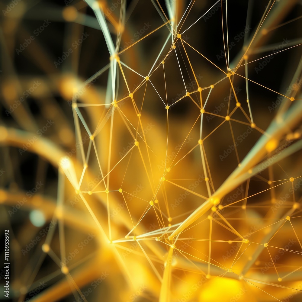 Fondo abstracto de tecnologia y cienciamalla o red con lineas y formas ...
