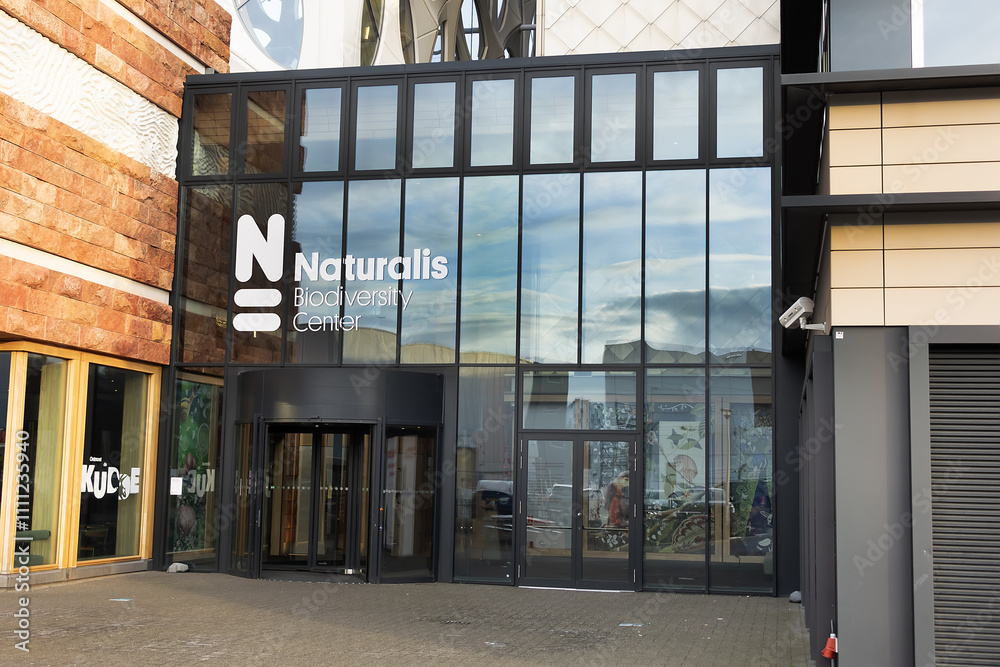 External view of Leiden Naturalis Biodiversity Center building (2019 ...