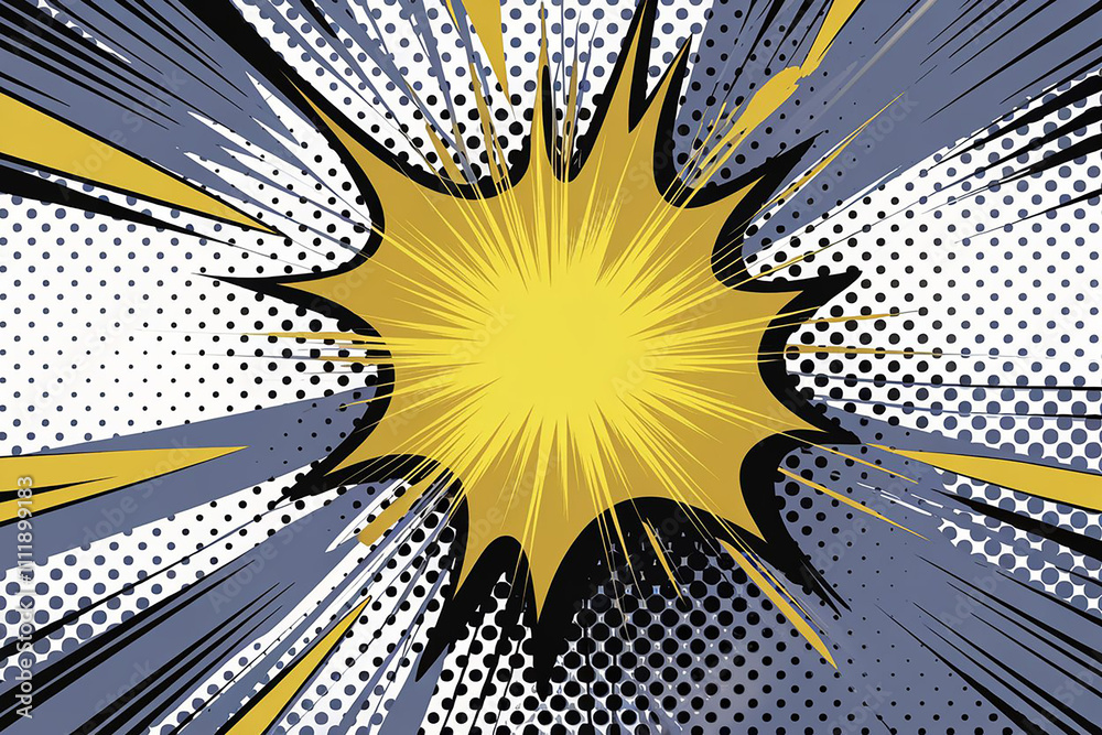 Abstract comic book flash explosion radial lines on transparent ...