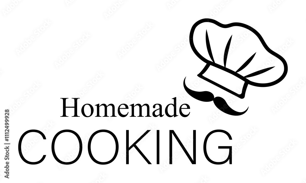 Homemade cooking logo. Symbol for website design, logo, app, UI. Vector ...