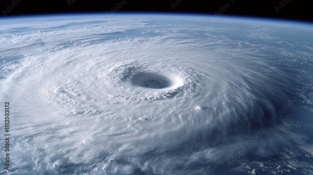 Hurricane Helene's powerful winds and structure are clearly shown in ...