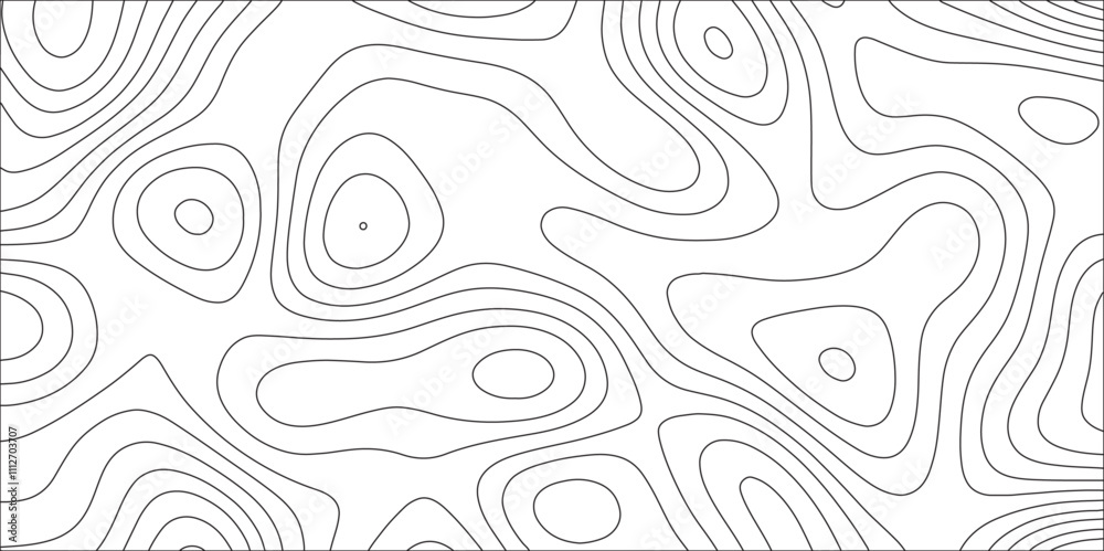 Abstract white topography vector background. Topographic map. Counter ...