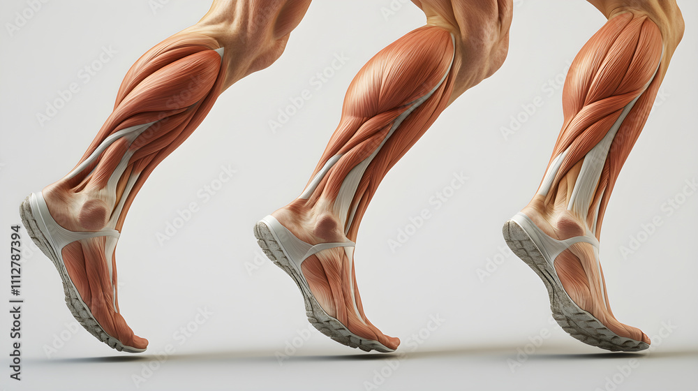 Detailed Anatomy of Leg Muscles and Joints Involved in Running Dynamics ...
