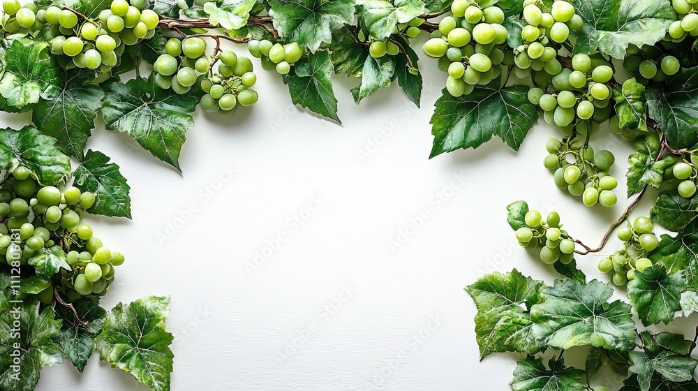 jesus as the true vine vine branch on white background with copy space ...