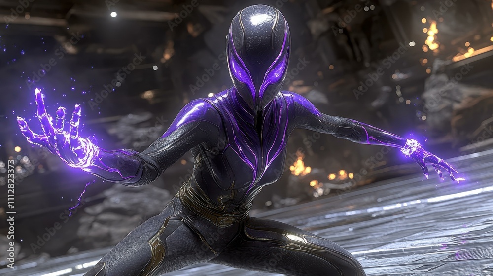 Purple Energy Battle. dlss Vr suit F1 Delta Time Blazor Cloud gaming Ai ...
