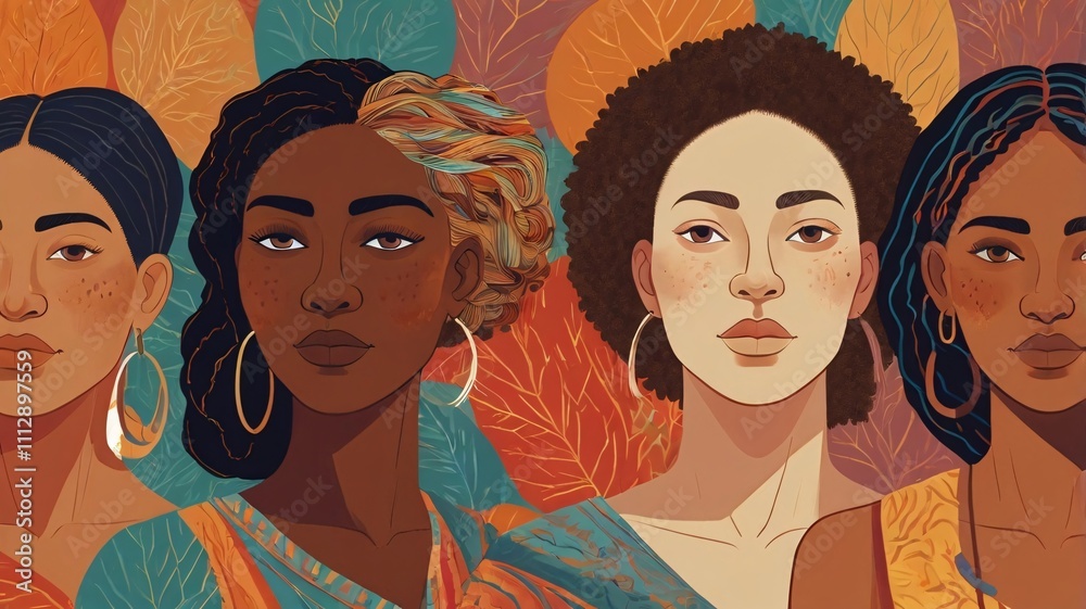 DEIB, Diversity equity and inclusion Belonging concept. People figures ...