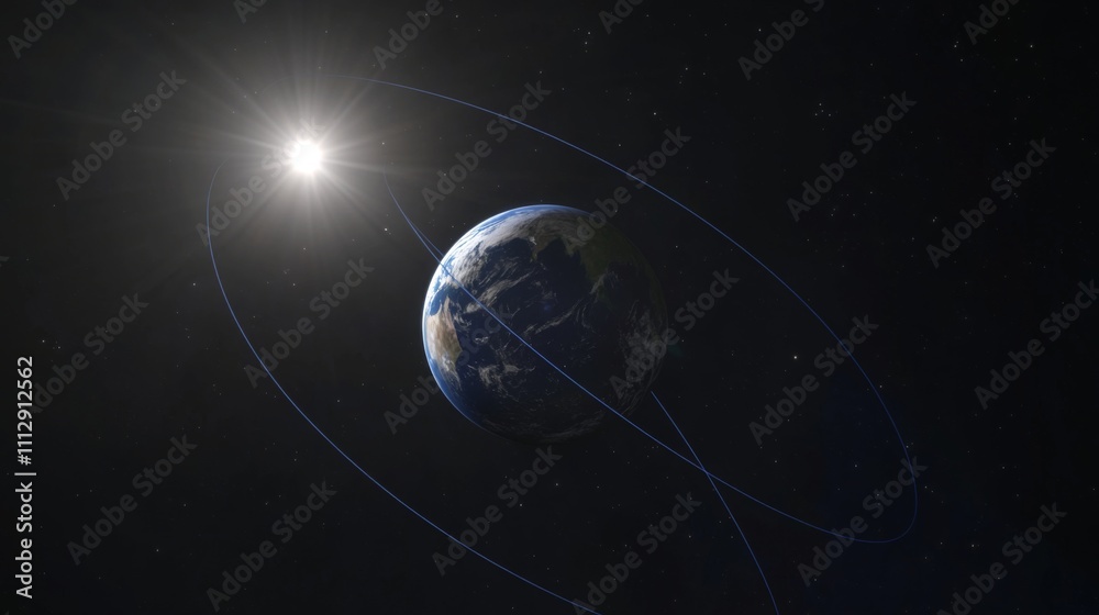Earth axis diagram illustration showing the tilt of the Earth's ...
