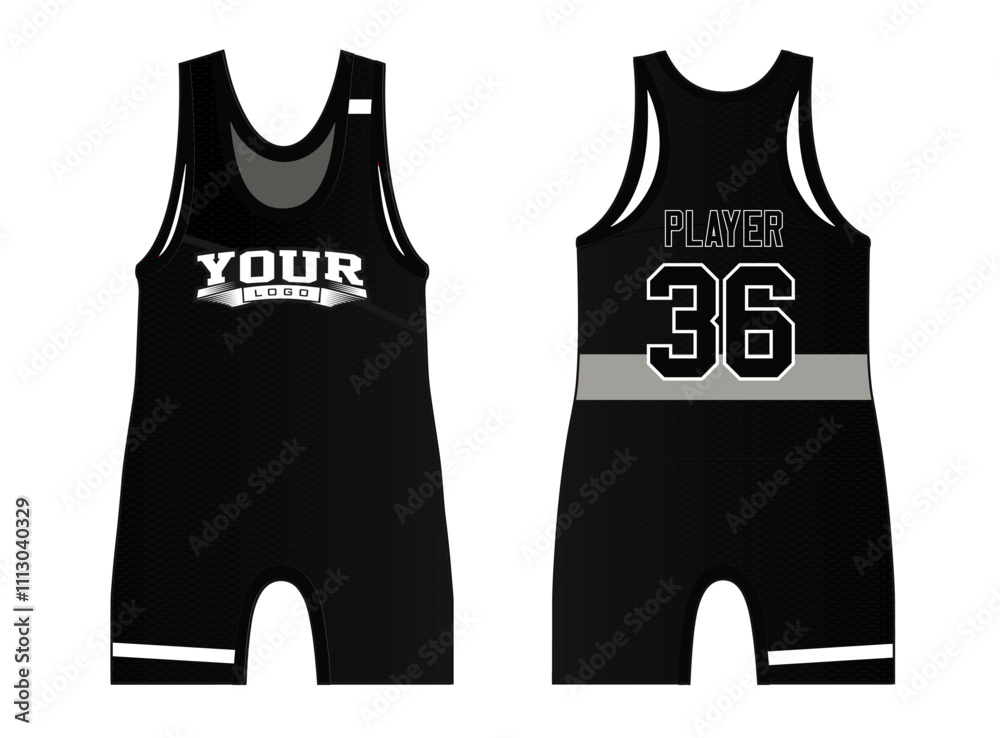 Wrestling singlets are designed with an elegant edgy and wild look ...