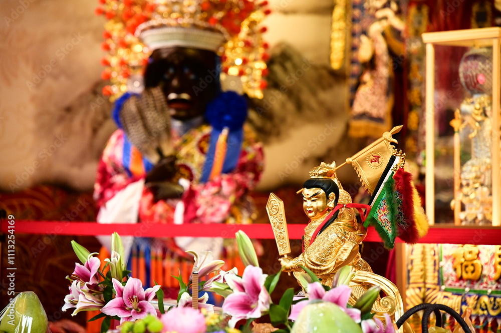 Photo Stock Nezha, a well-known figure in Chinese mythology, is ...