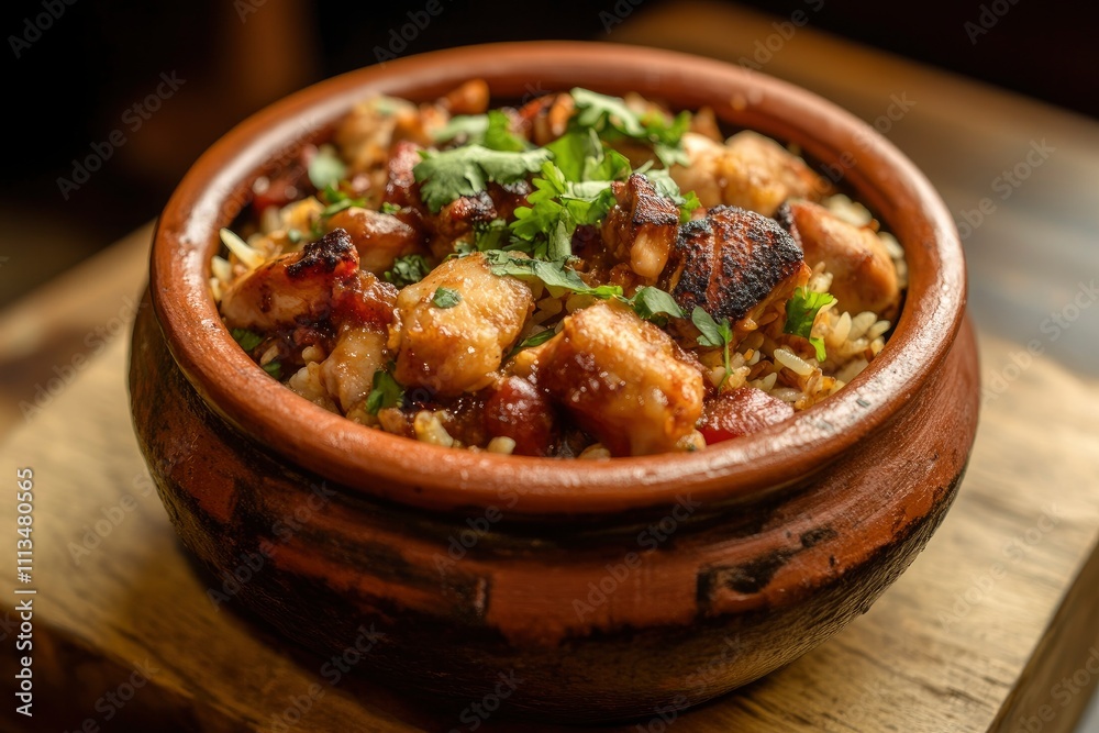 Dum Handi chicken Biryani is prepared in an earthen or clay pot called ...
