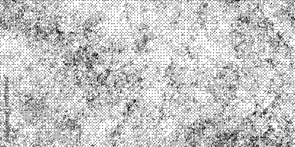 Abstract pixel pattern with chaotic texture. Grainy bitmap overlay ...