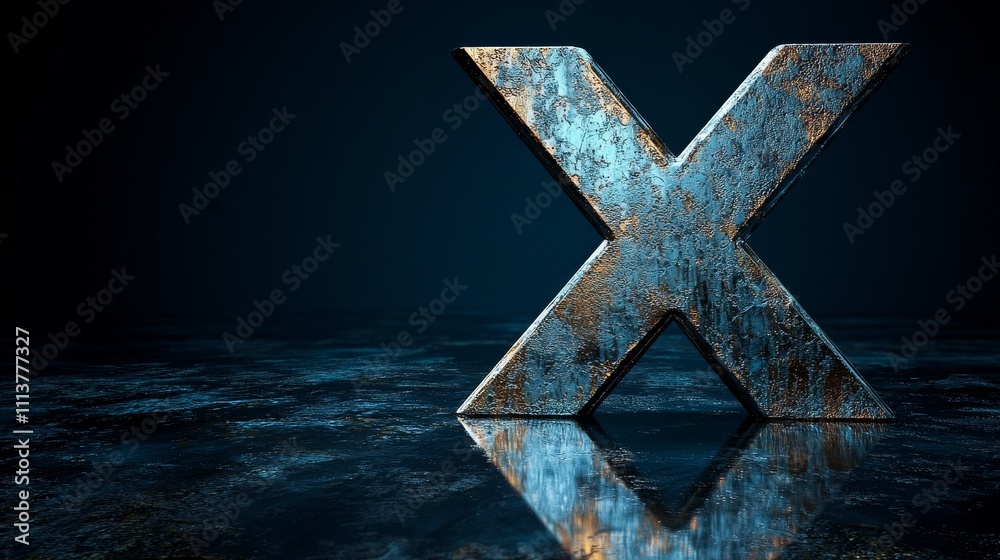 Y2K chrome font featuring a liquid metal 3D alphabet, aesthetic techno ...