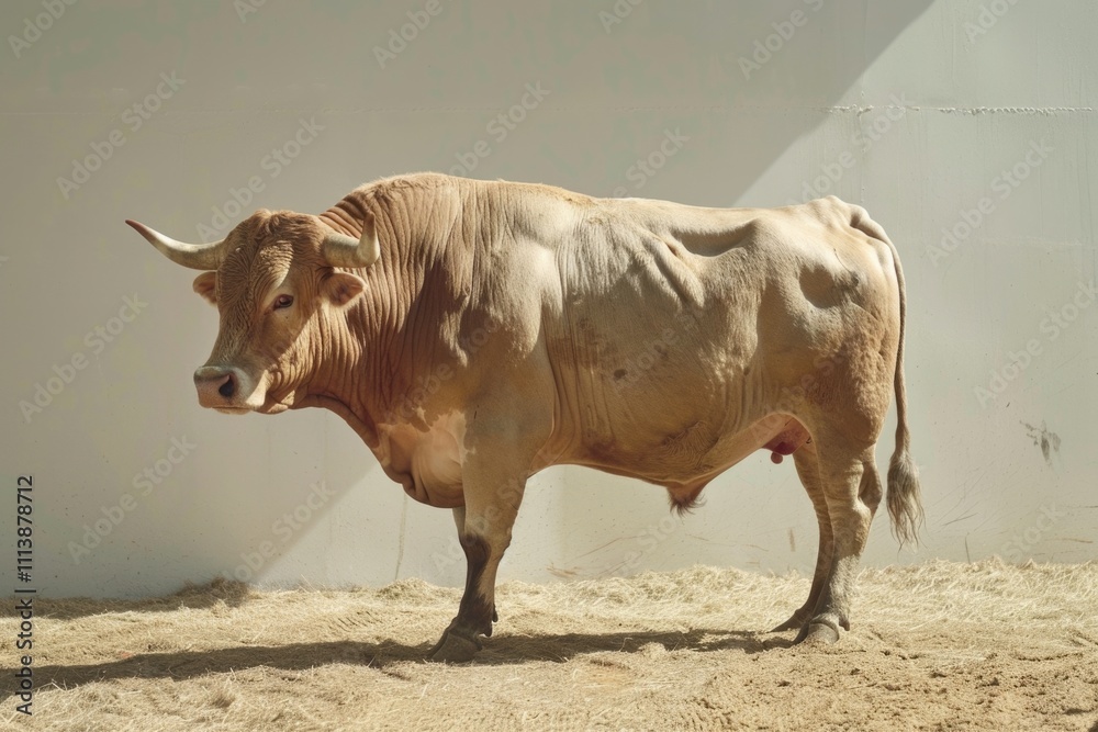 bull Huge Brangus breed bull with muscles and ready to breed Stock ...