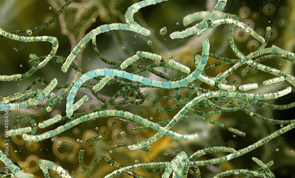 Bacillus cereus, gram-positive, spore-forming bacterium found in soil ...