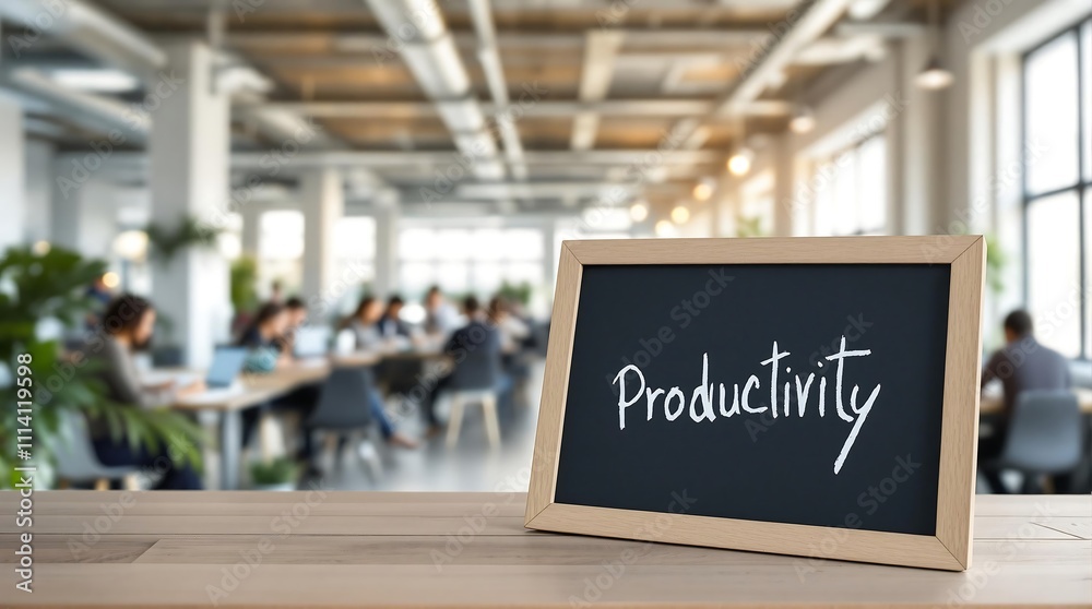 Modern Office Setup with Employees Working Efficiently Representing ...