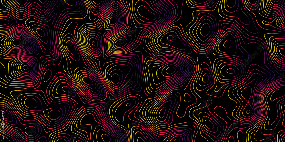 Multicolor wave and light trail background, Luxury gradient color ...